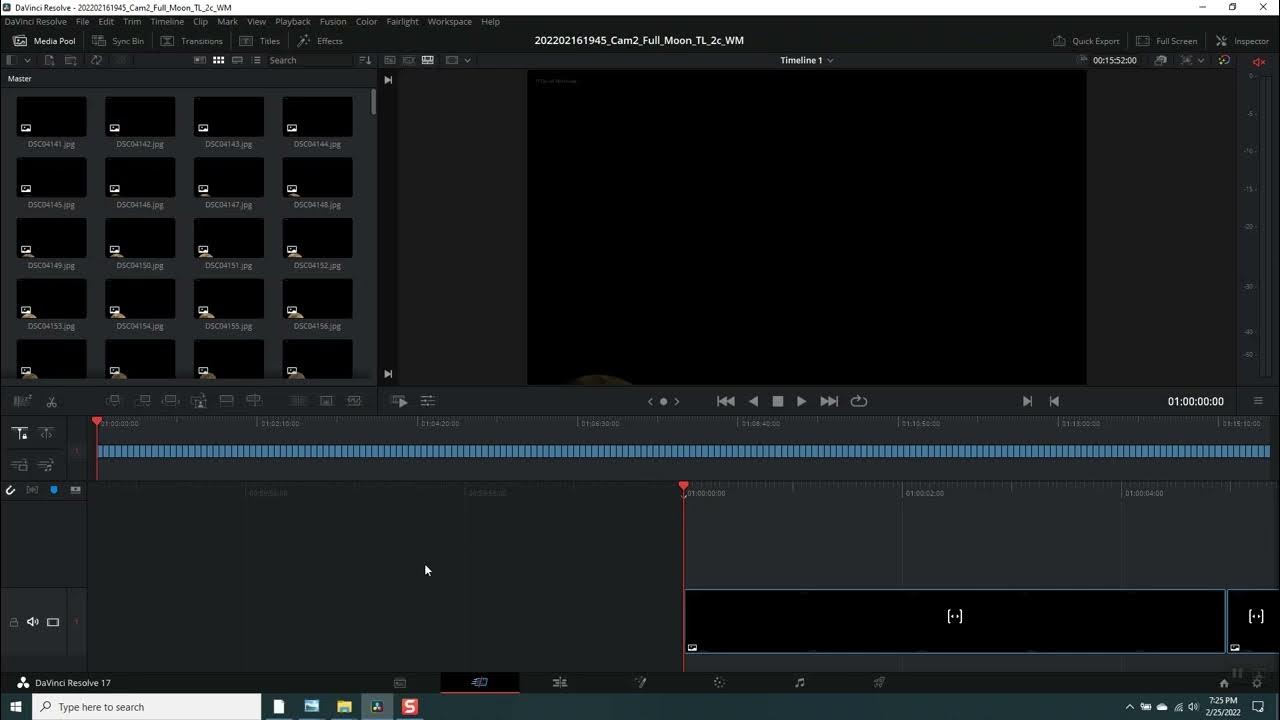 Editing Timelapse Footage in DaVinci Resolve - YouTube