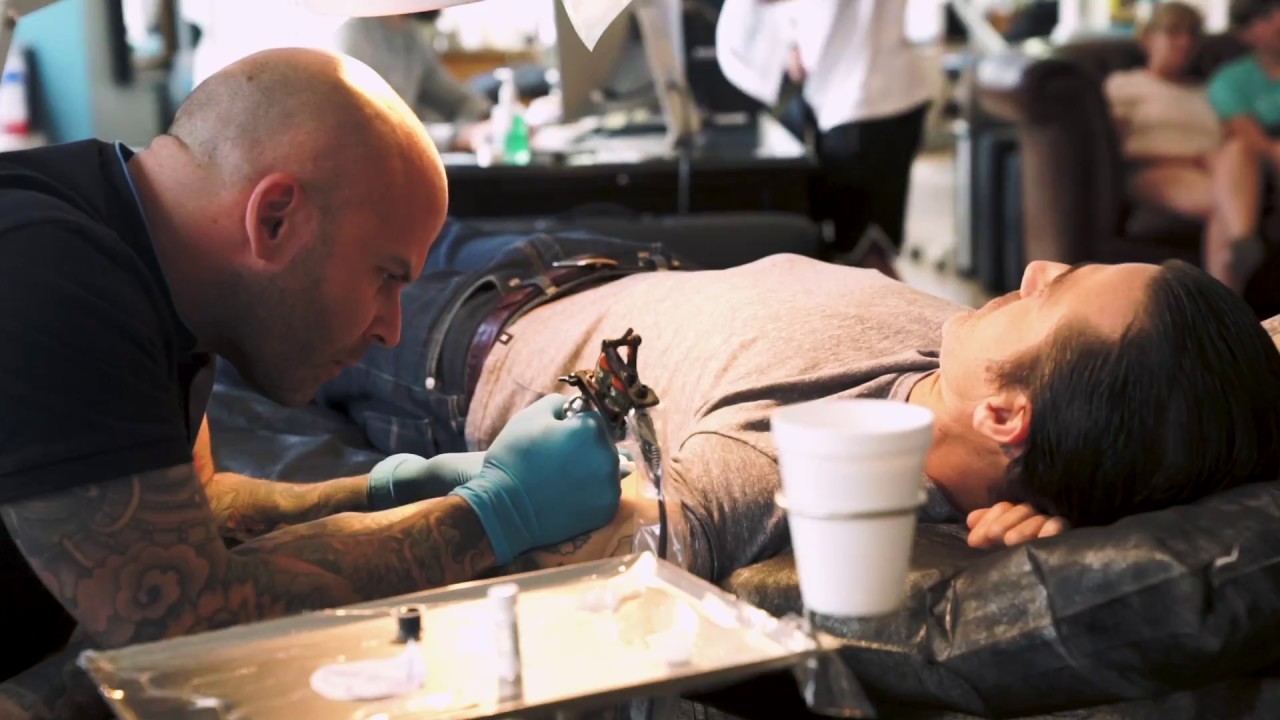 Mike Rubendall, Tattoo Artist - YouTube