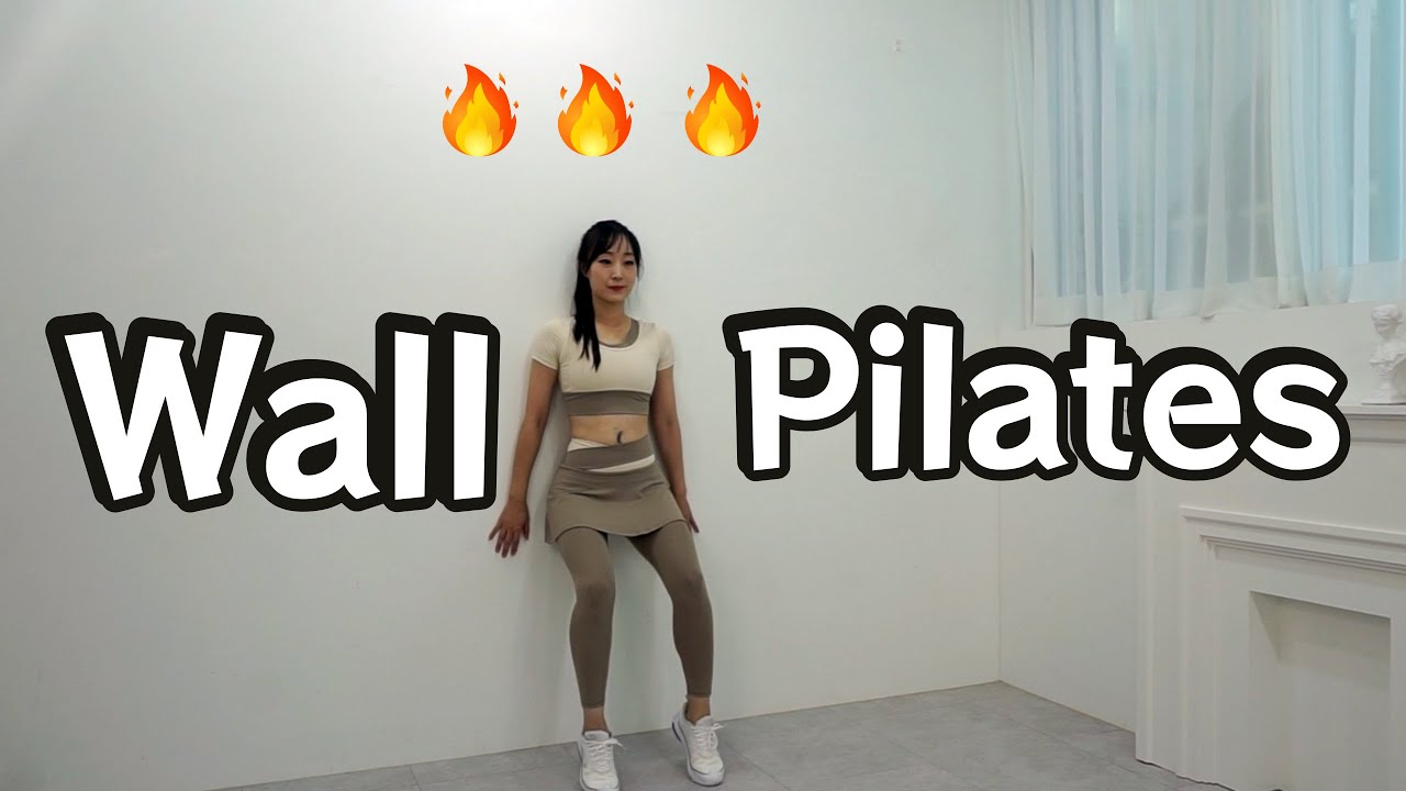 20 MIN Standing Workout / Wall Pilates / Small Waist / No Running - YouTube