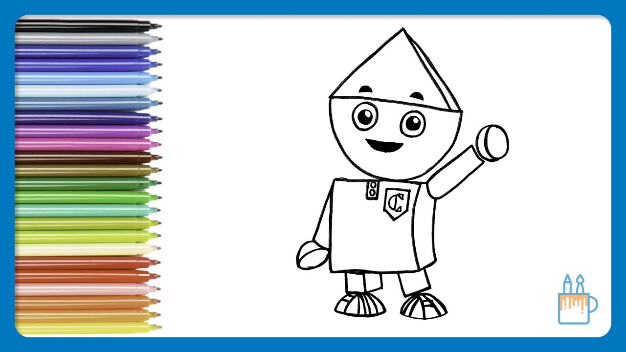 Dibujemos y coloreemos a Charlie, de Charlie en Villapegatina - YouTube
