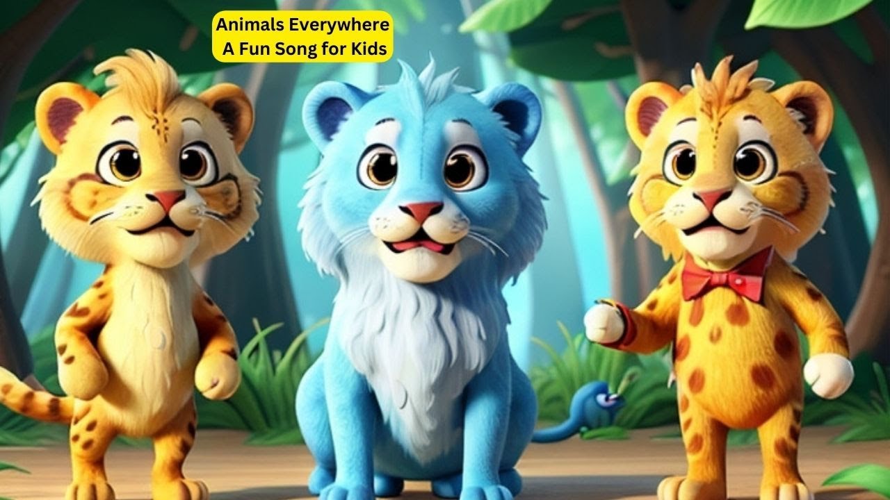 Animals Everywhere_ A Fun Song for Kids - YouTube
