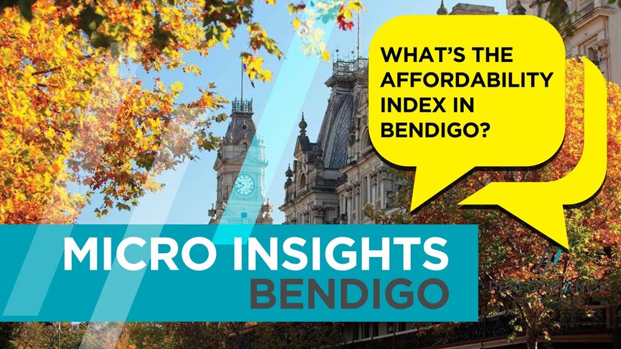 Macro Insight: Bendigo - Affordability Index - YouTube