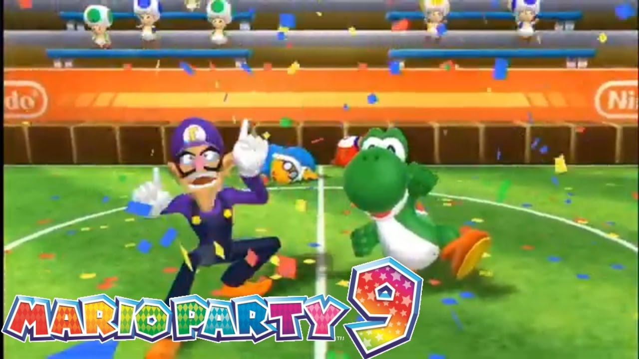 Mario Party 9 Shell Soccer MASTER DIFFICULTY!!! - YouTube