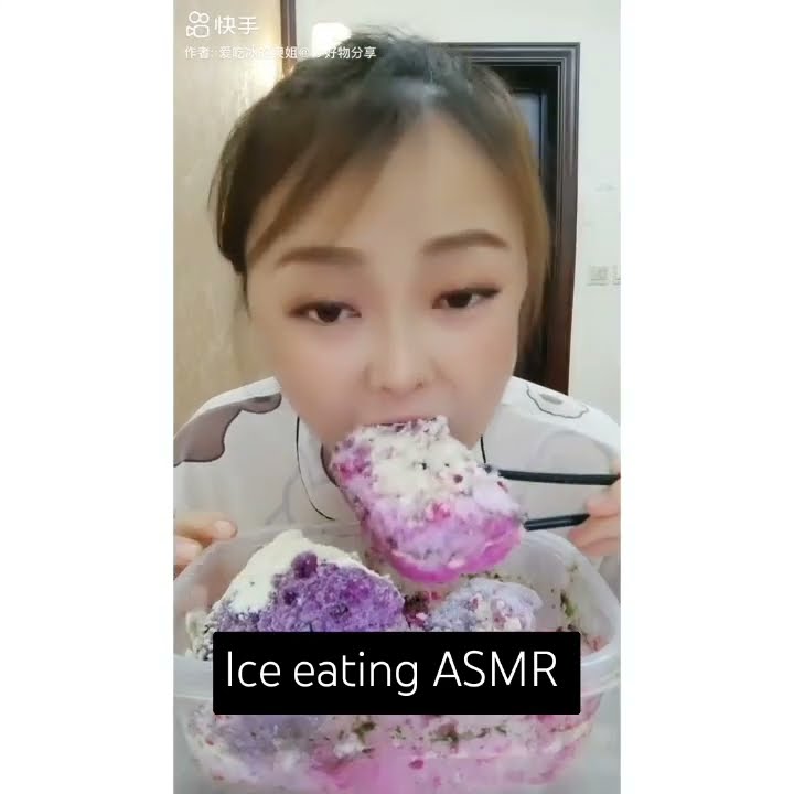 Ice eating ASMR - YouTube