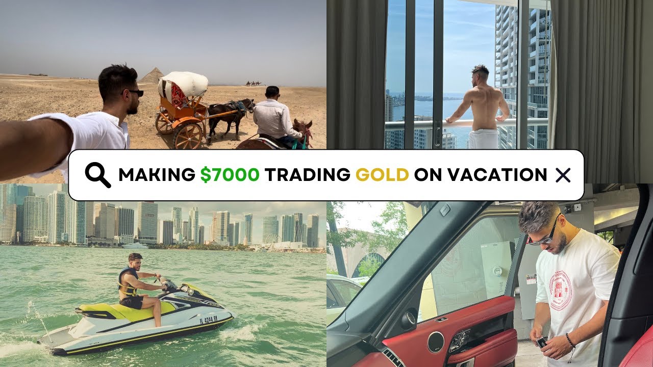HOW TO DAY TRADE GOLD | $7000 TRADE ON VACATION VLOG - YouTube