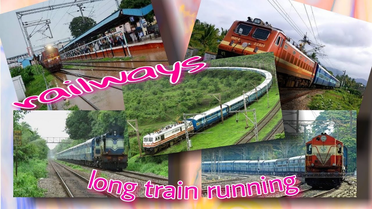 Runaway train || long train running - YouTube