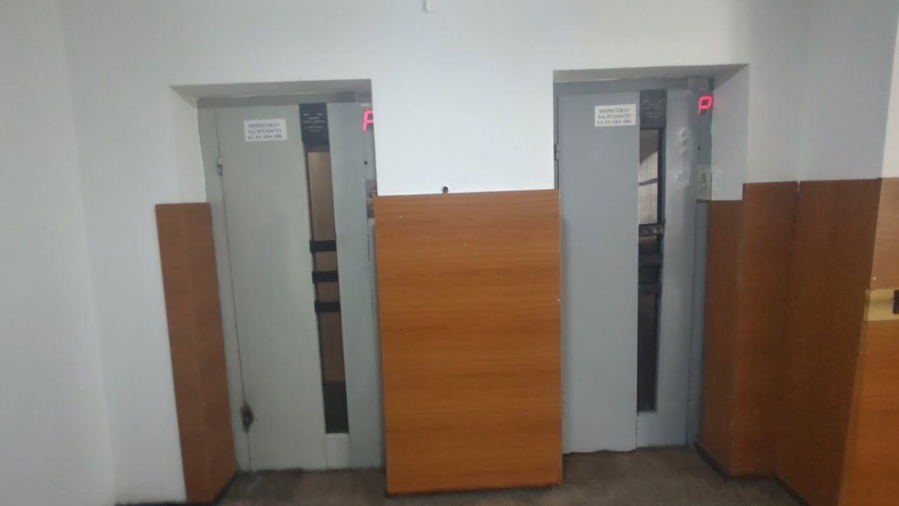 2x Old Modernised IFMA Traction Elevator @ Bulevardul Saturn 37 B ...