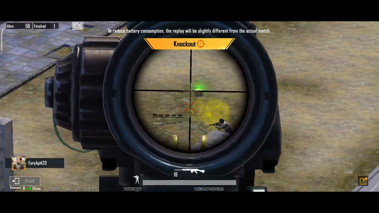 bgmi Slr headshot, M9 Royalpass top player knocked - YouTube