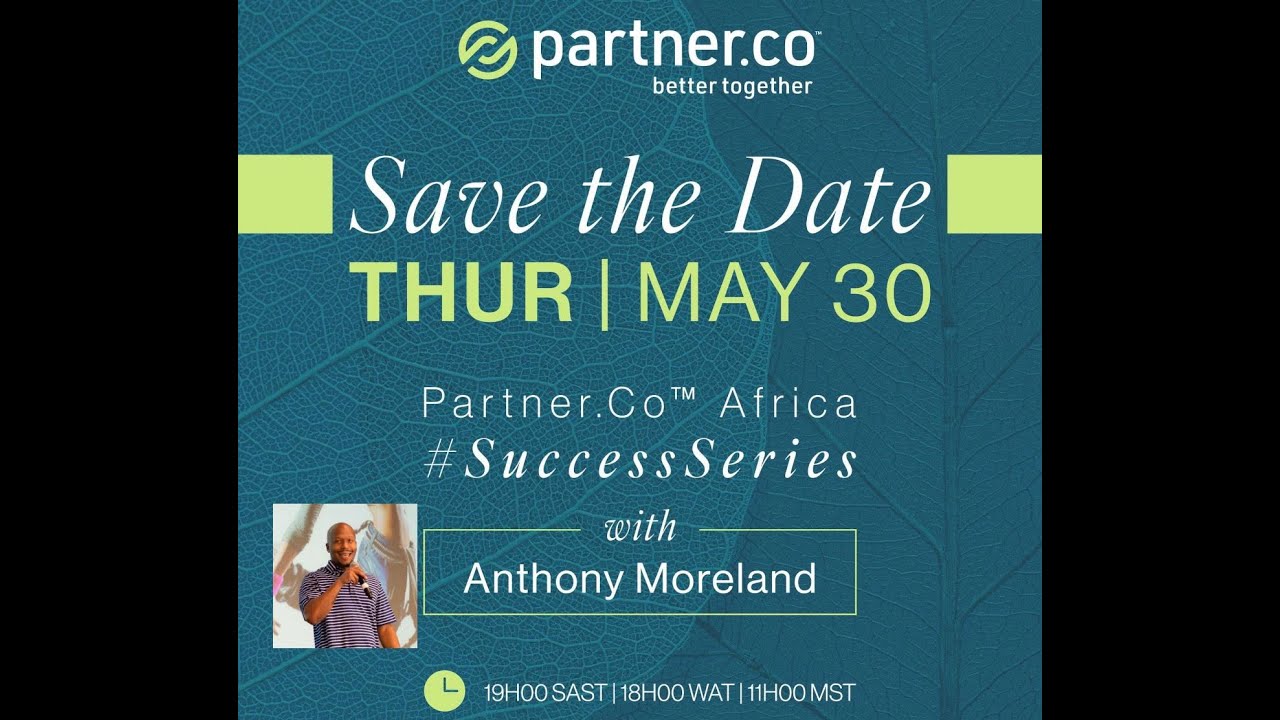 SUCCESS SERIES WITH ANTHONY MORELAND- 5 NUGGETS OF SUCCESS! - YouTube