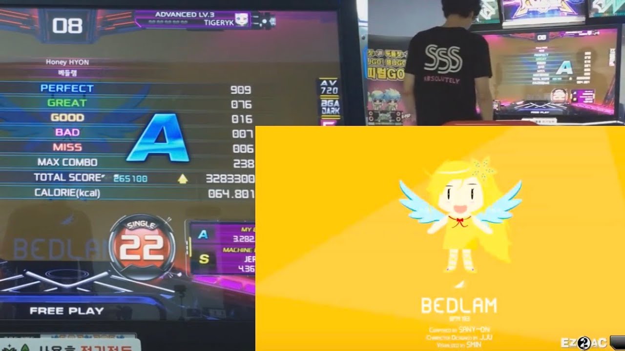 펌프 잇 업 (PIU XX), 베들램 (Bedlam), S22 - YouTube