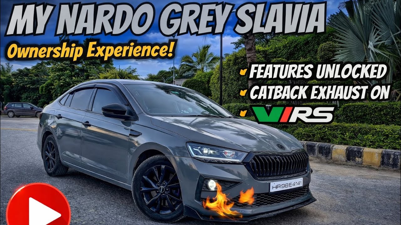 Skoda Slavia Ownership Review | NARDO GREY| VRS | Exhaust system ...