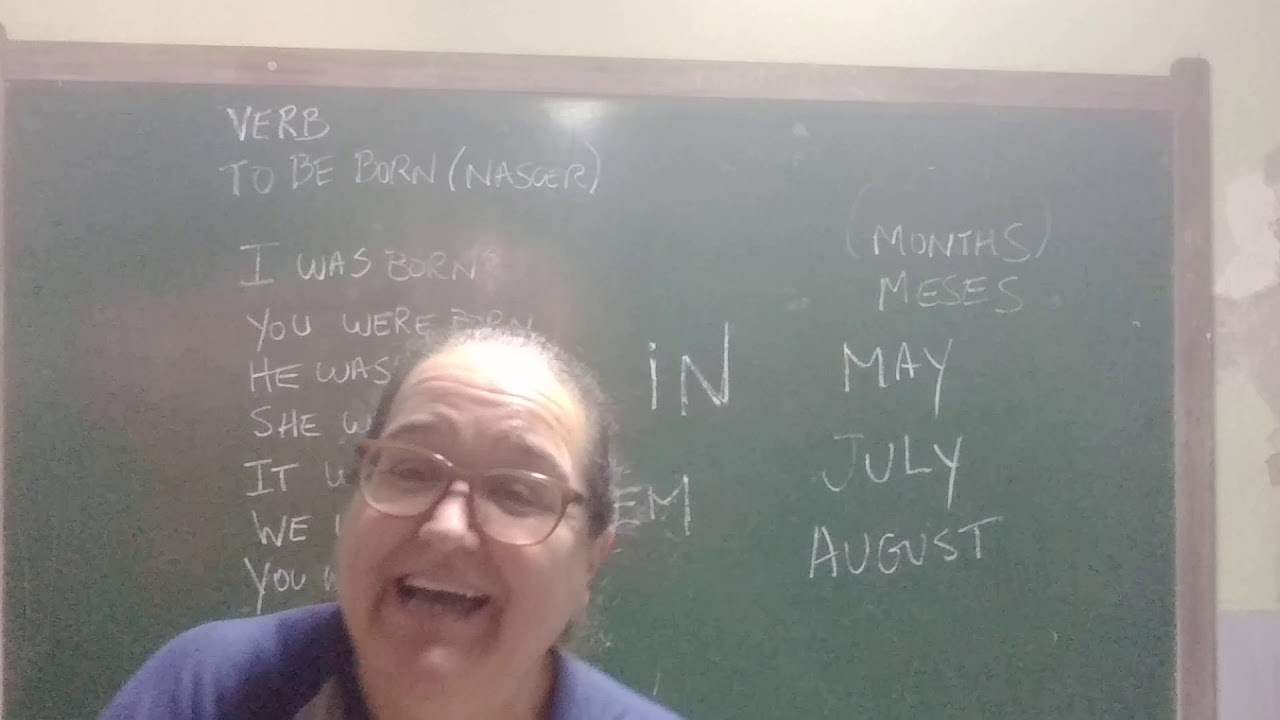 Verb To Be Born in sentences - YouTube