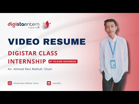 Langkah Awal Menuju Impian | Video Resume Digistar Class Internship ...