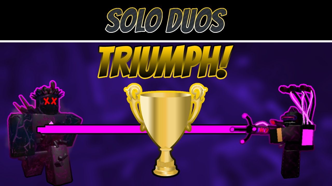 SOLO DUOS TRIUMPH! | Roblox Tower Battles - YouTube