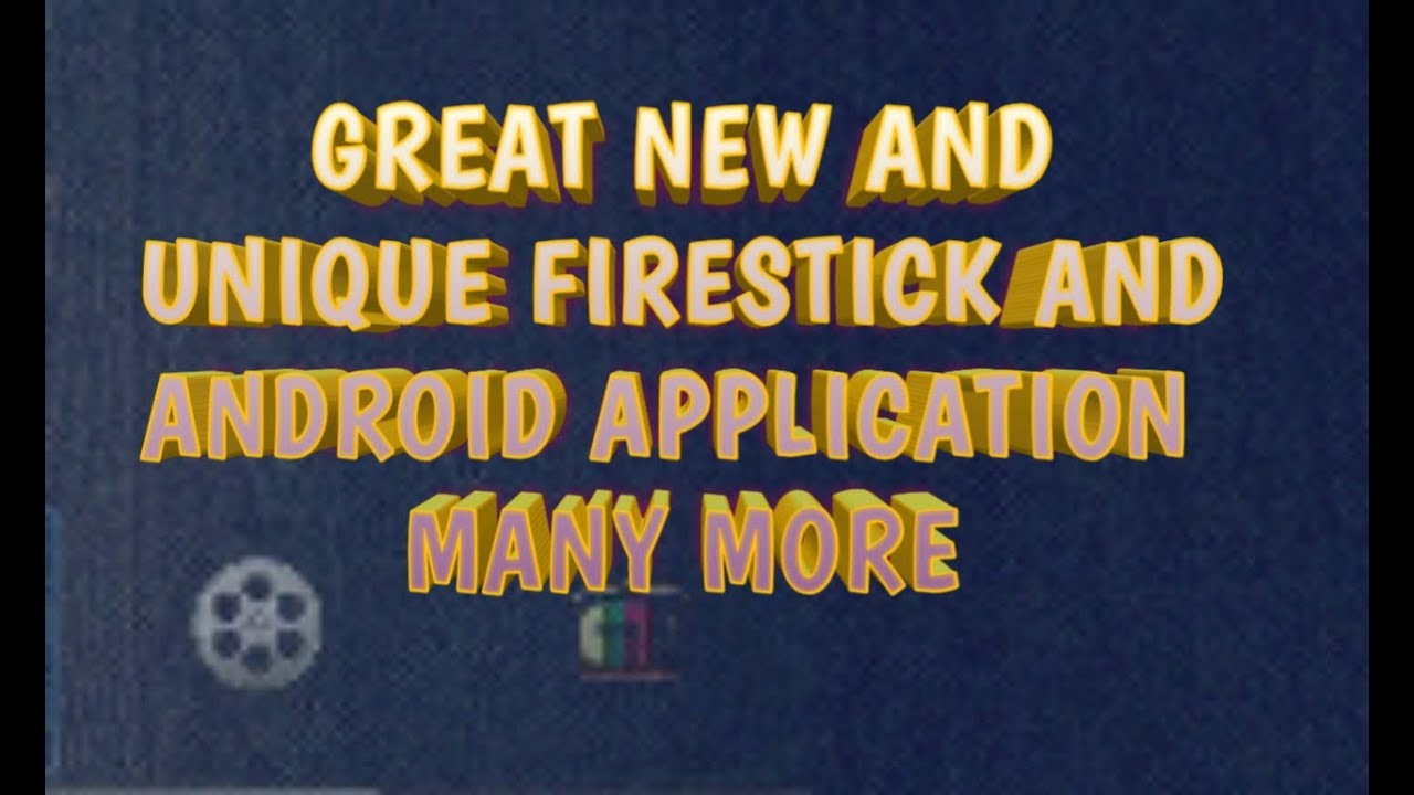 BEST NEW EXCELLENT AND BEST APPLICATION FOR ANDROID AND FIRESTICK - YouTube