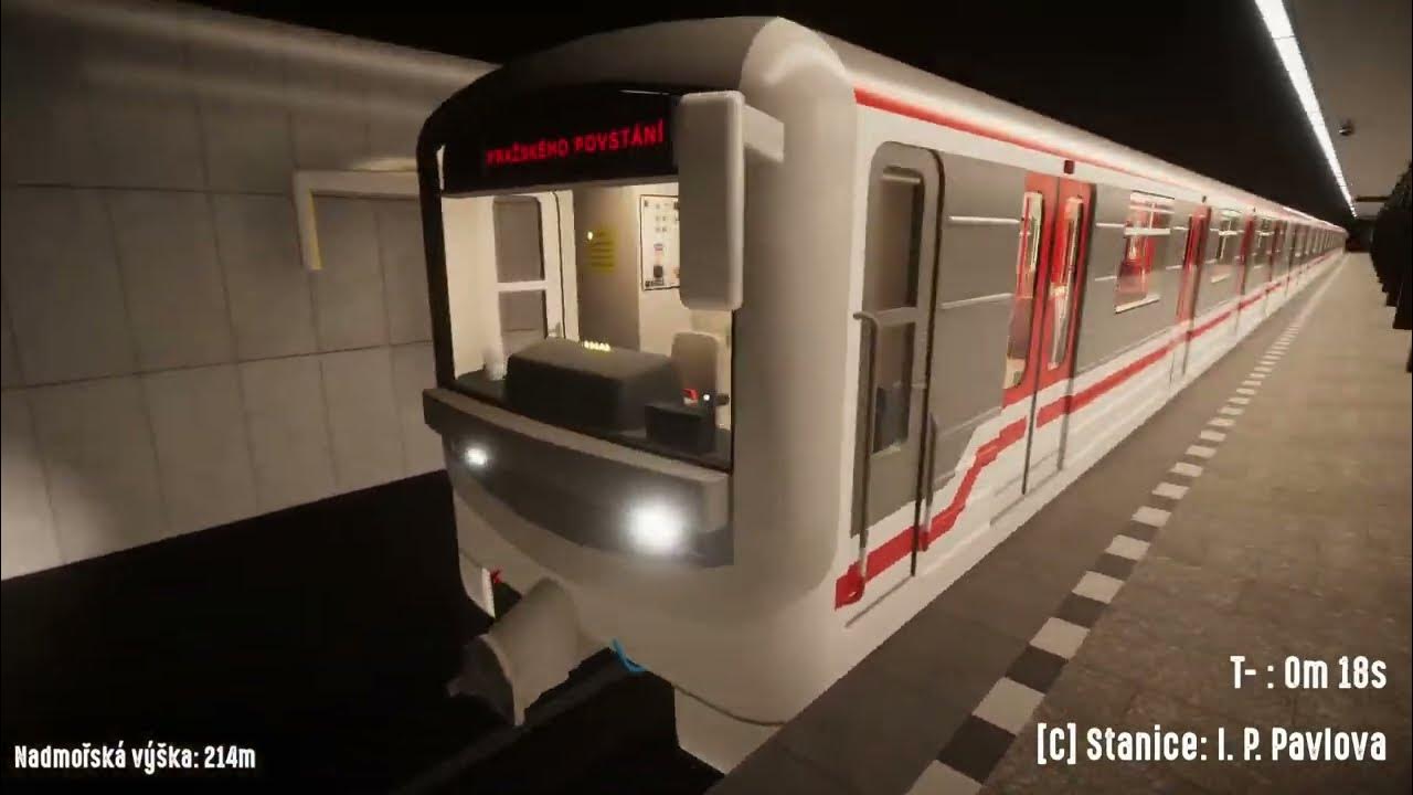 PRAGUE METRO SIMULATOR - Nová skvělá hra - YouTube
