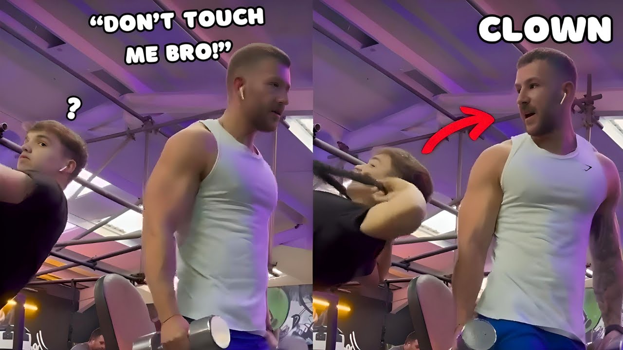 Gym Bully Acts "Tough" & Instantly Regrets it #3 - YouTube
