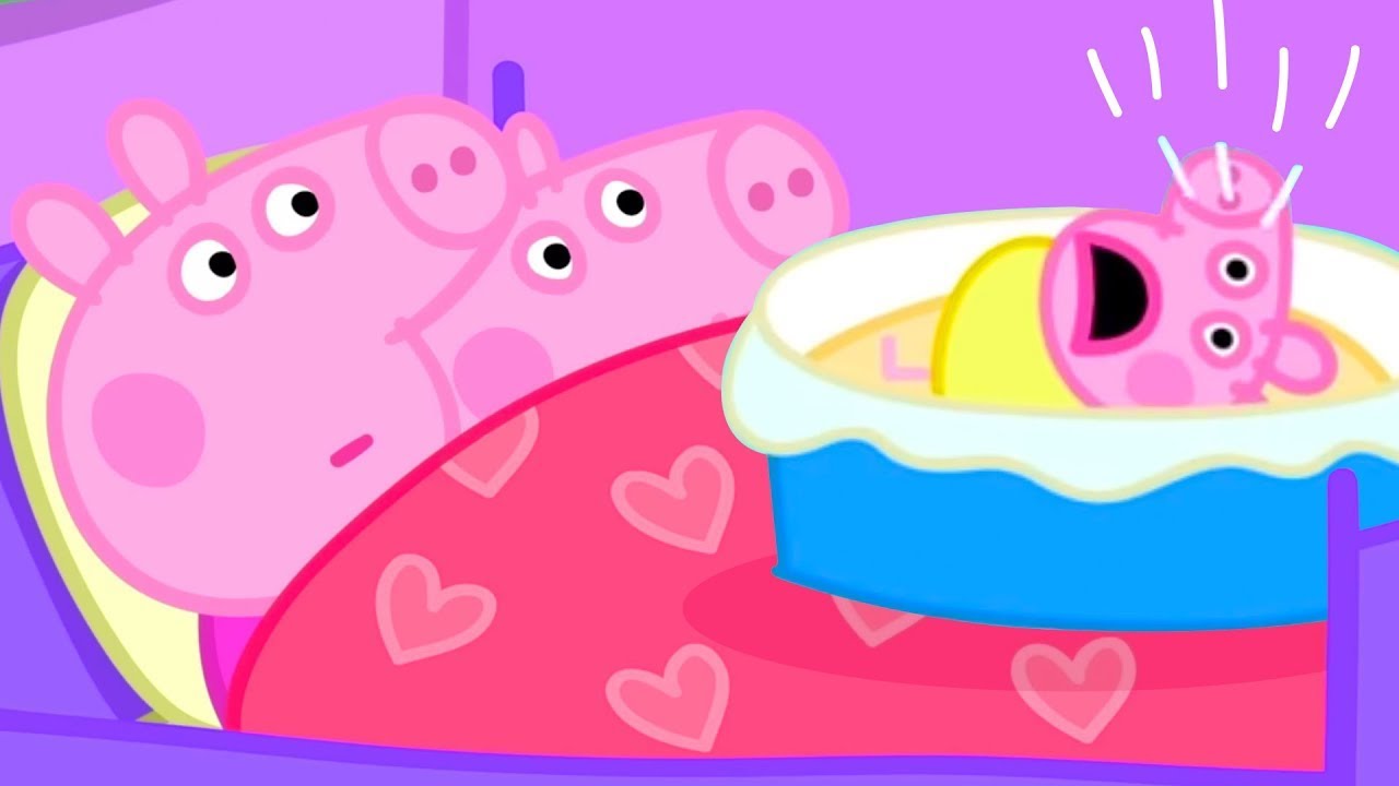 Peppa Pig And George Get Woken By Baby Alexander - YouTube
