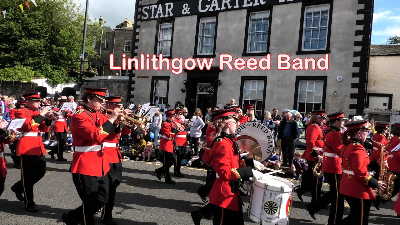 The Linlithgow Marches 2022 - Linlithgow Reed Band - YouTube