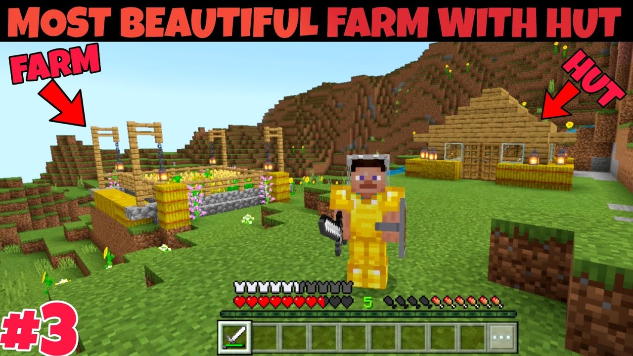 I BUILD THE MOST BEAUTIFUL FARM IN MINECRAFT IN 7 HOURS (*NO COPY ...