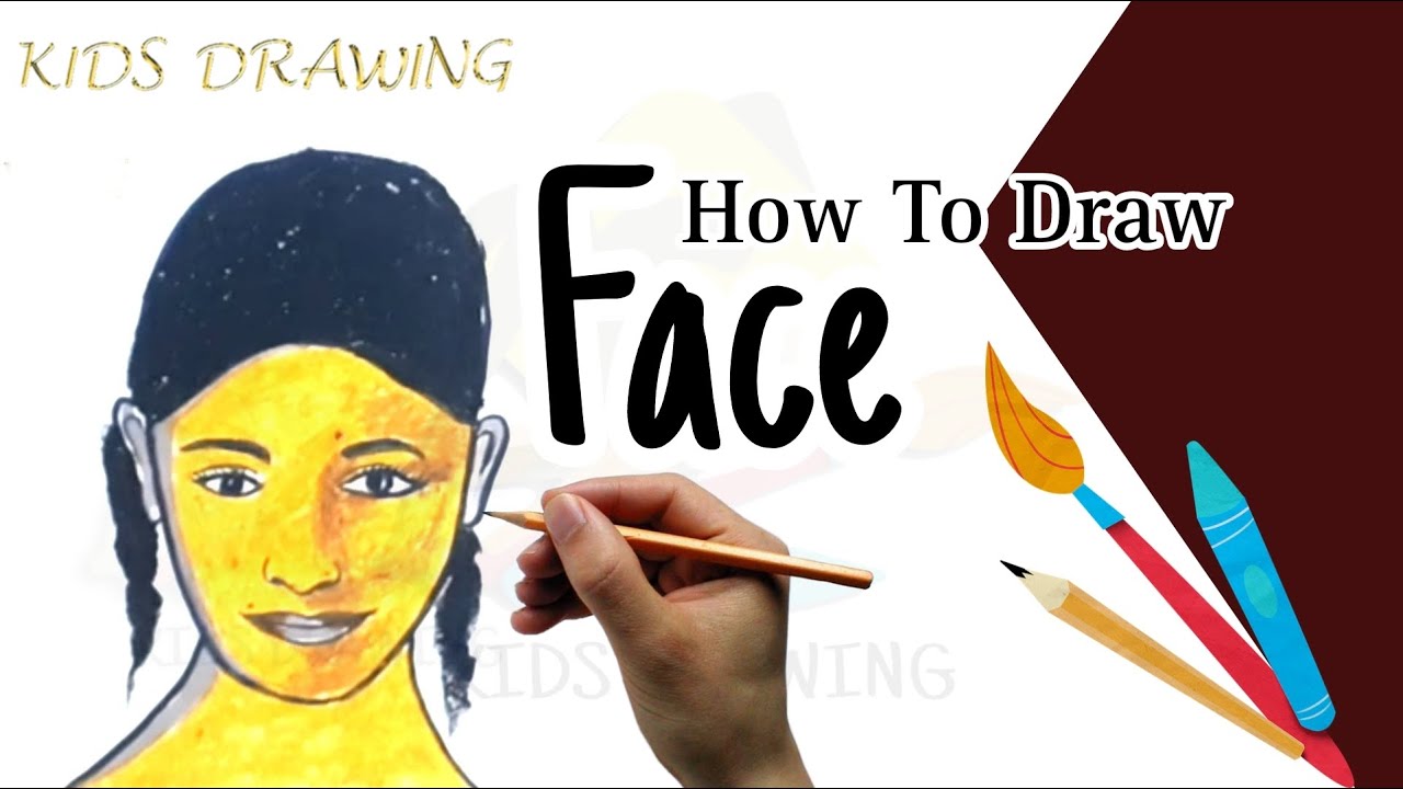 How To Draw Face | Kidsdrawing | Asl_heaven | Art_By_Ahsan | #trending ...