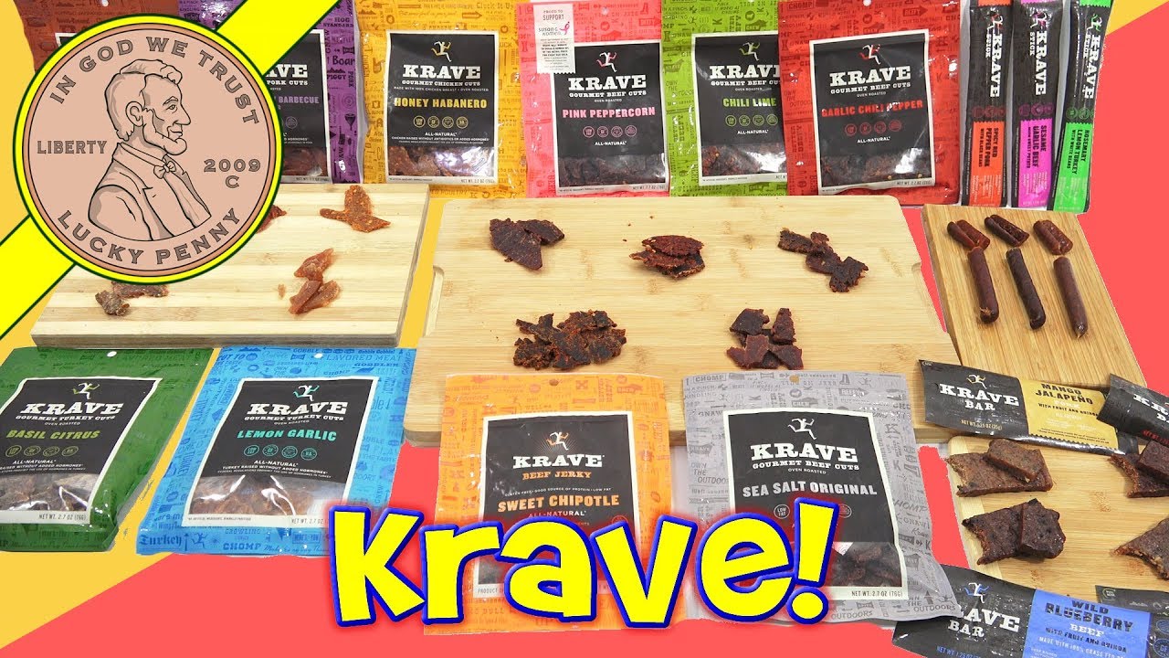 Krave Beef Jerky Extravaganza! It's a Meat Bonanza - YouTube