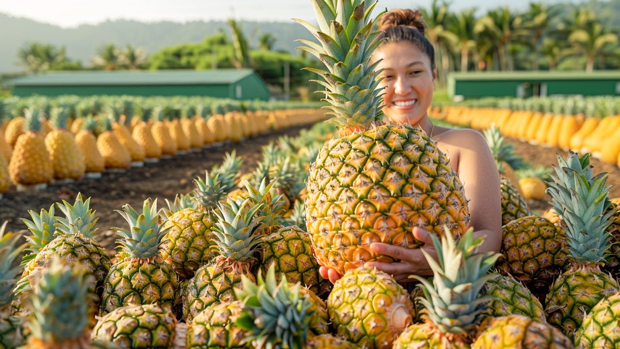 How American Farmers Produce 8.5 Million Tons Of Pineapples | Inside Pineapple Farming Industry ...
