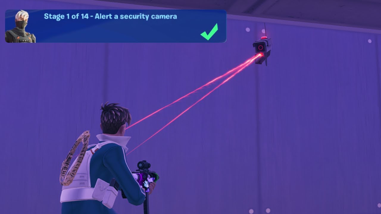 Alert a security camera Fortnite - YouTube