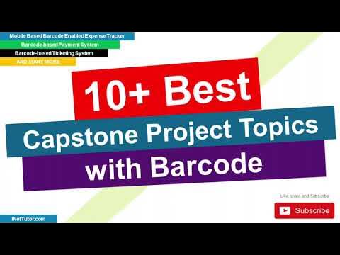 Best Capstone Project Ideas with Barcode - YouTube