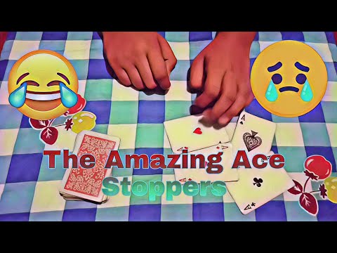 The Amazing Ace Stoppers: Card Trick And Tutorial - YouTube