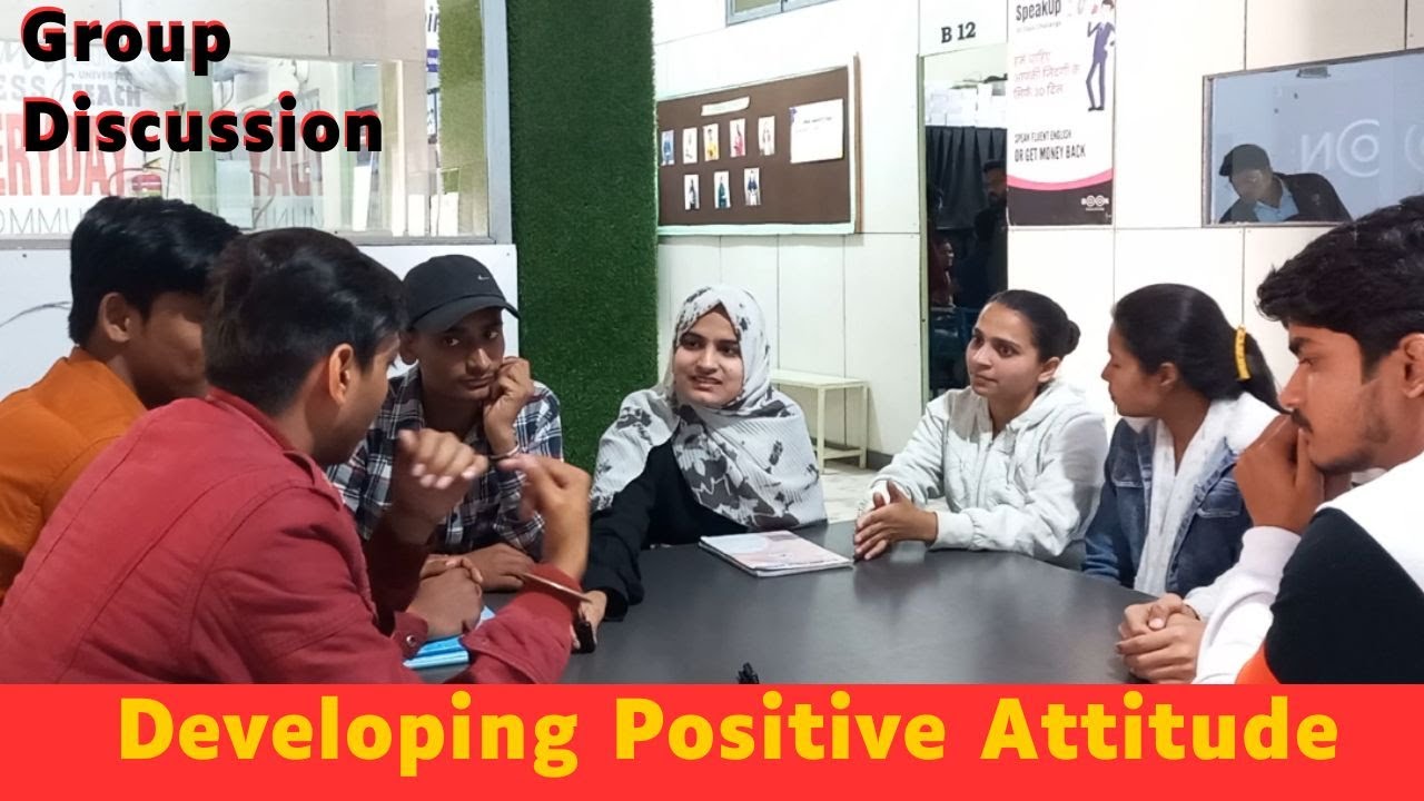Group Discussion | Positive attitude | Boon English Education # ...