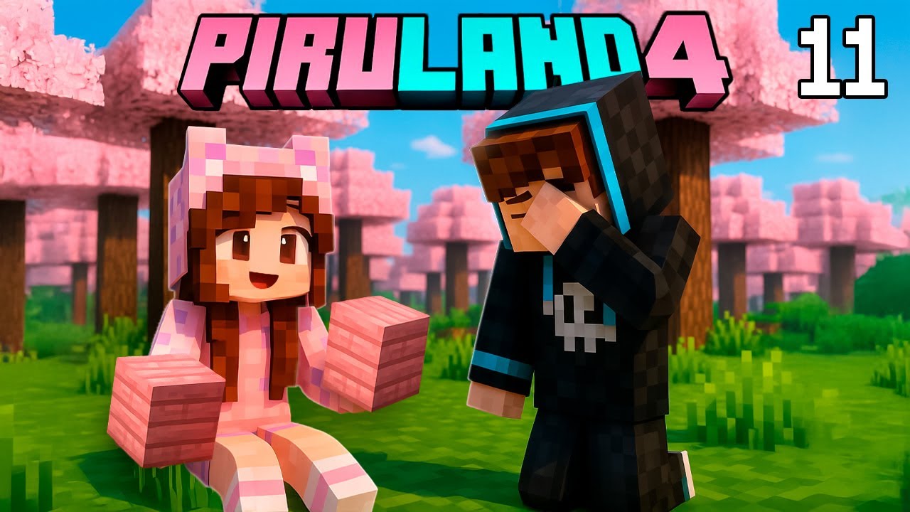 We need rosewood 😅 Let's go to the Cherry Biome 😱 Chapter 11 Piruland 4 Sandra Cires Play ...