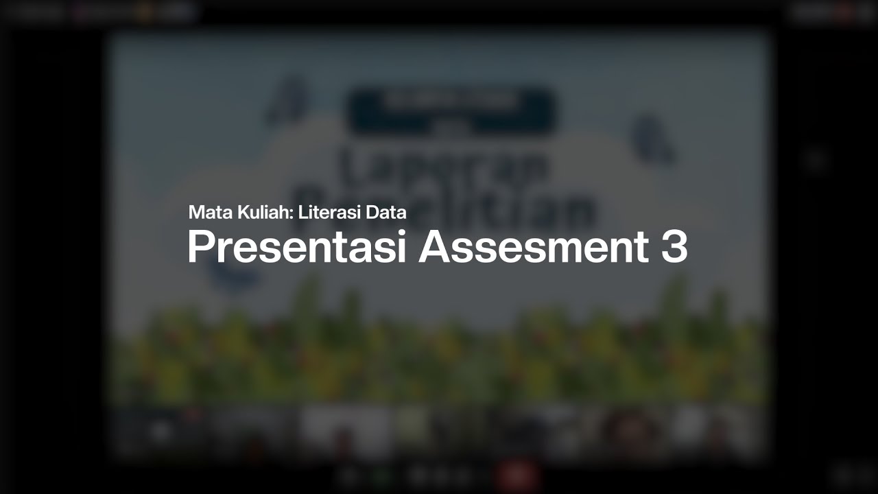 Literasi Data | Presentasi Assesment 3 - YouTube