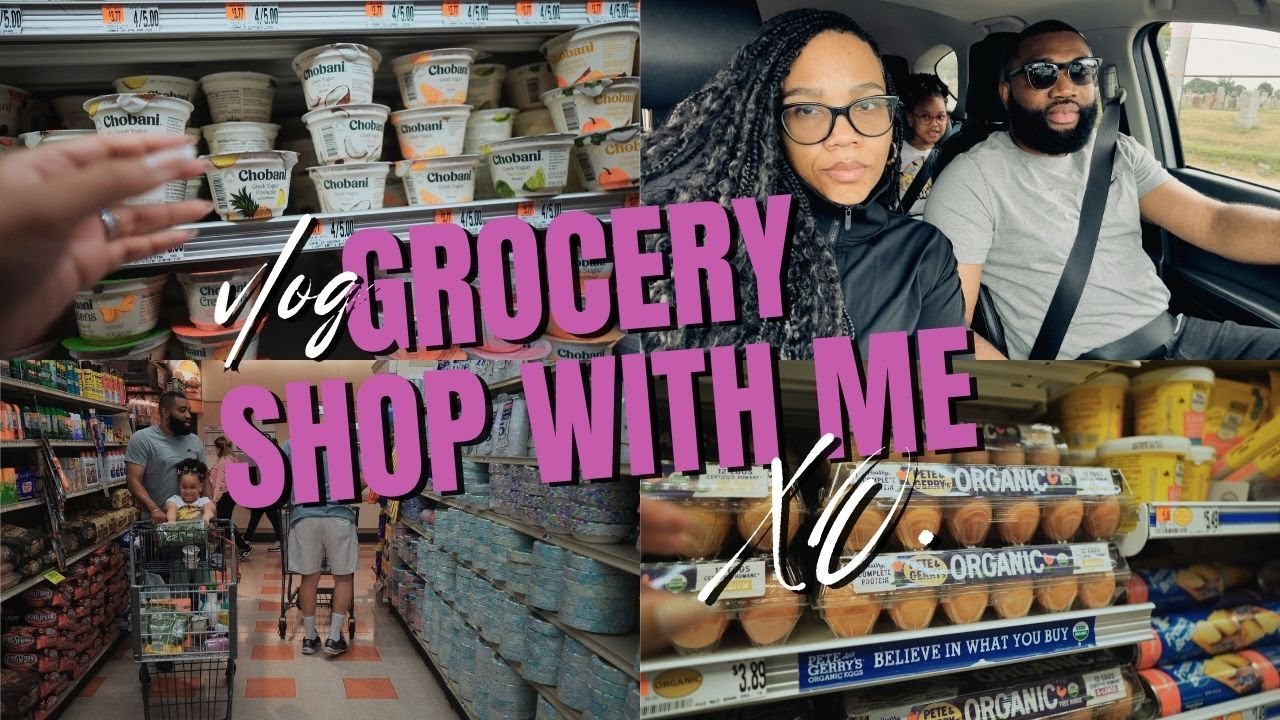 A REALISTIC GROCERY SHOPPING VLOG + HAUL | FAMILY FUN DAY | FRIDGE ...