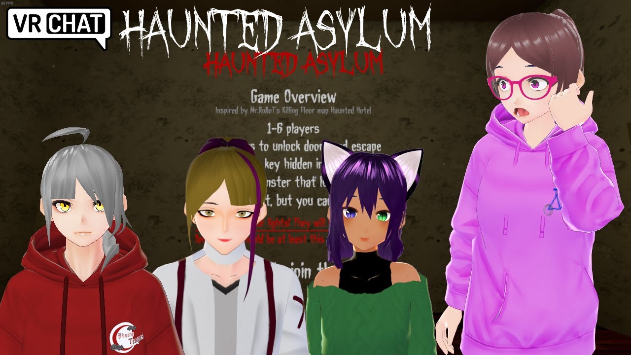 【VRChat】Haunted Asylum Collab With My VTuber Friends!! - YouTube