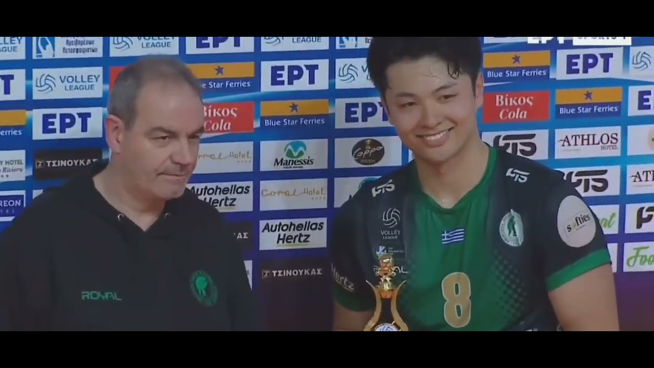 MVP Ρίου Γιαμαμότο (Α.Ο.Ν.Σ.Μιλων) στο 3-0 επί του Ολυμπιακού ΟΝΕΧ ...