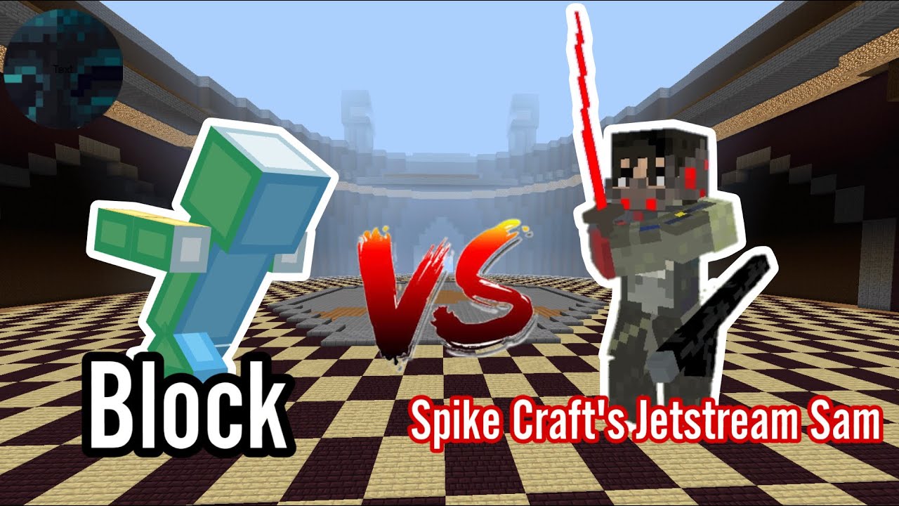Block Vs Spike Craft’s Jetstream Sam | Minecraft Mob Battle Bedrock - YouTube