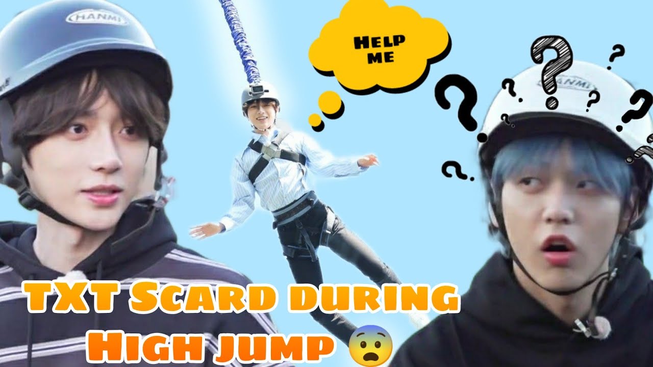 TXT Bungee jumping Challenge 😱 ep-32//part-1//Hindi Dubbing - YouTube