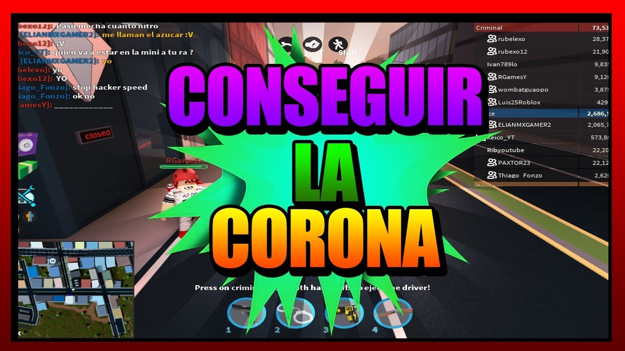 COMO CONSEGUIR LA CORONA DE COBRE!! (COPPER CROWN) EN JAILBREAK - YouTube