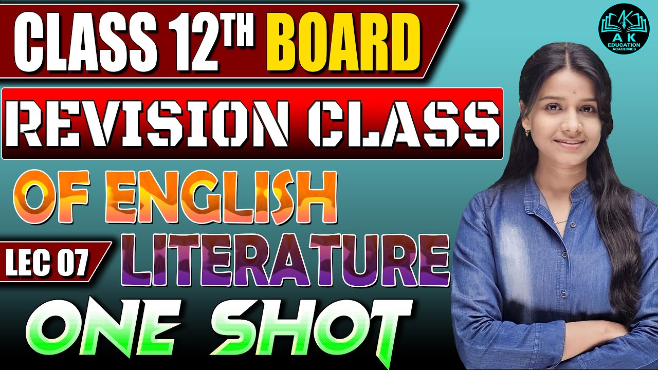 Class 12th English 🔥Complete Revision🔥PART 07 | UP Board English ...