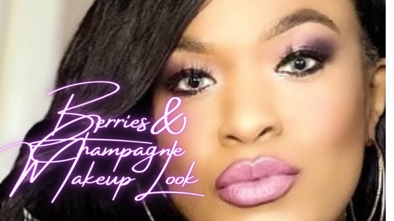 🍓Berries & Champagne🍾 Makeup Tutorial|🥂Luxury New Years Eve Makeup Look ...