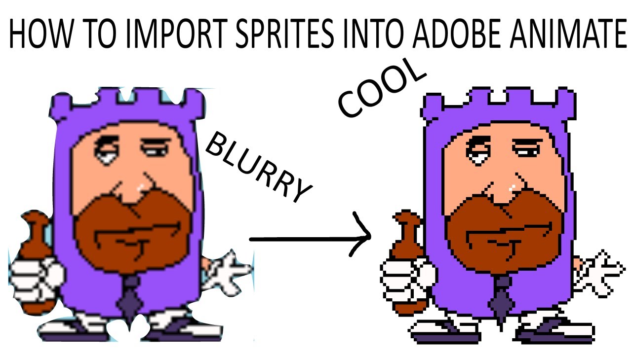 HOW TO IMPORT SPRITES INTO ADOBE ANIMATE not Blurry YouTube how-to-import-sprites-into-adobe-animate-not-blurry-youtube