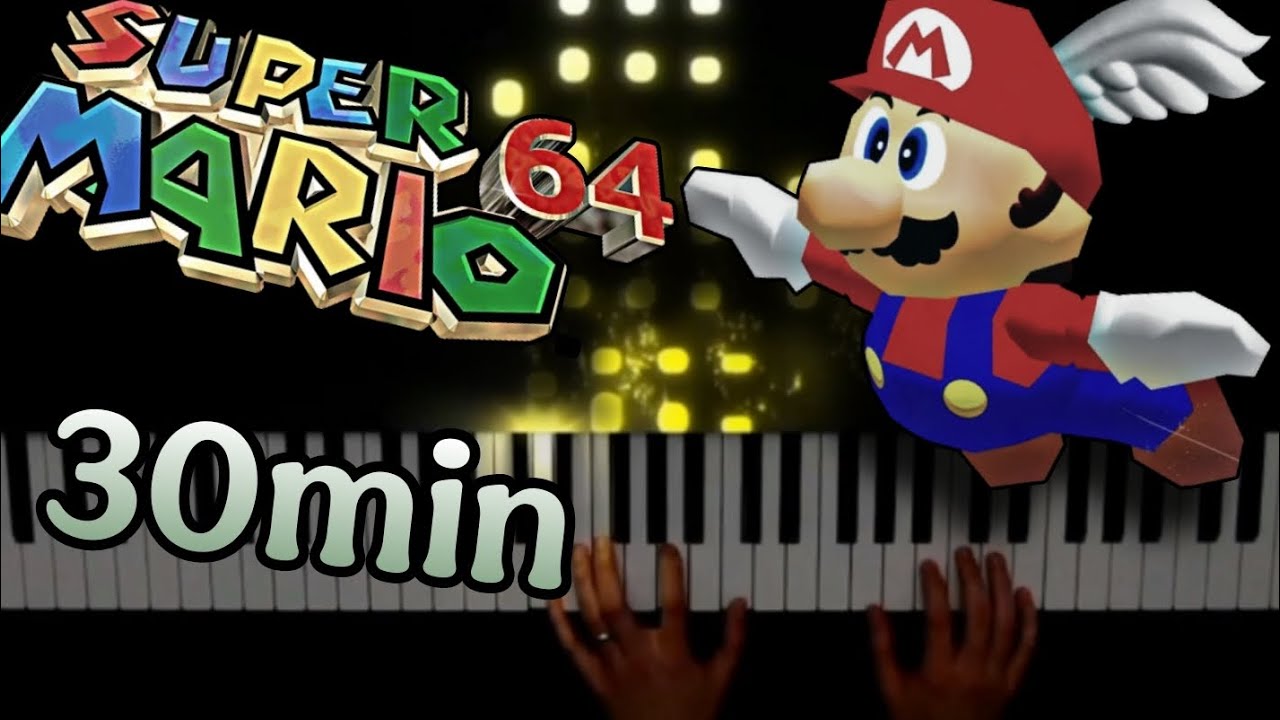 Super Mario 64 OST Piano - Wing Cap Music Extended - YouTube