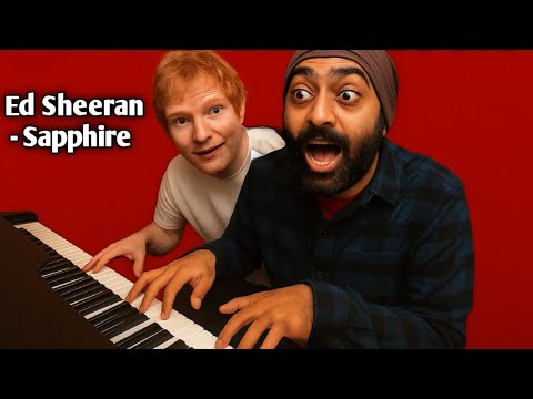 Ed Sheeran - Sapphire Piano Music Video | Viral Song | Trending Song