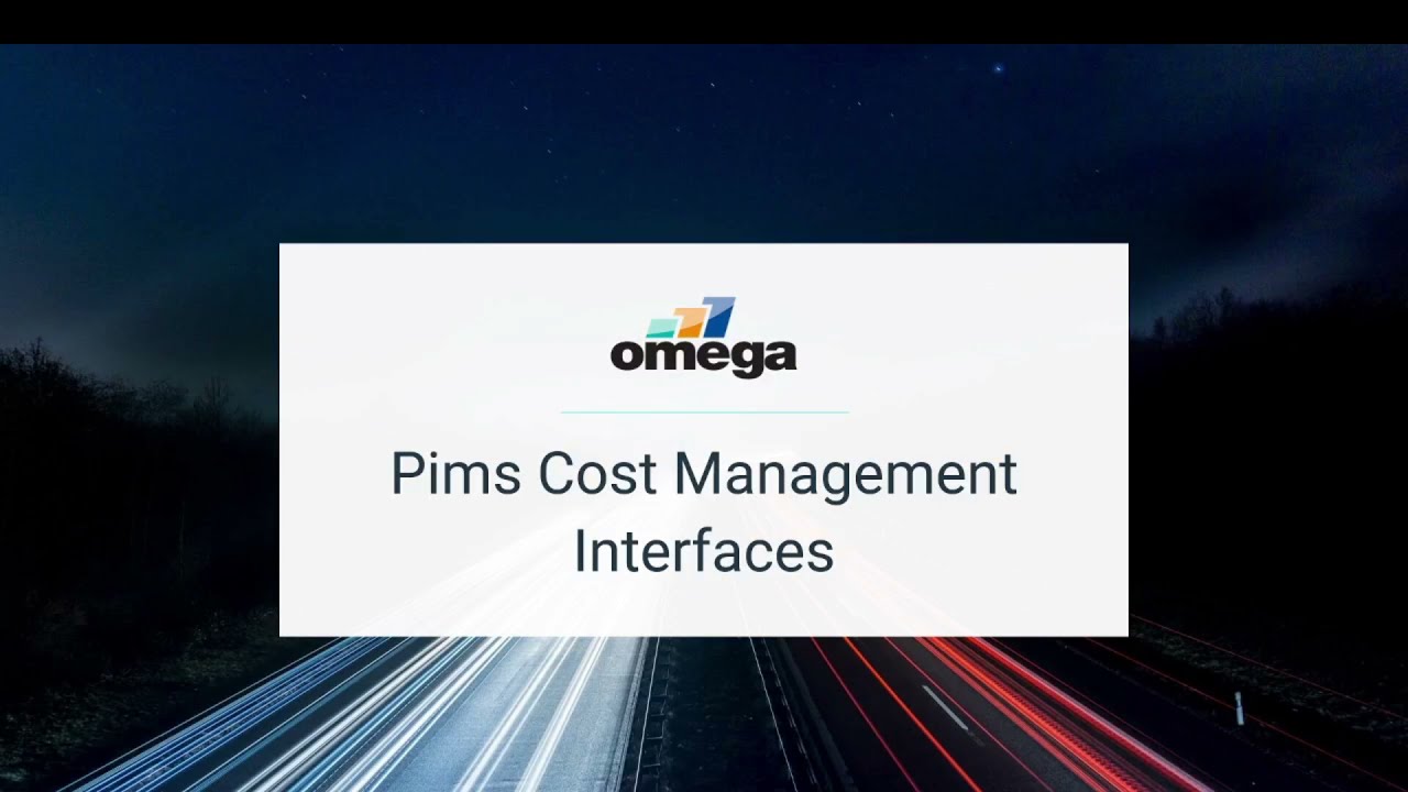 Pims R4 Cost Management Interfaces - YouTube