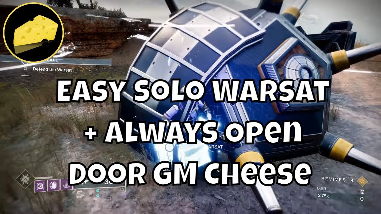 Easy Solo Warsat And Always Open Door Cheese - Fallen Saber Grandmaster ...