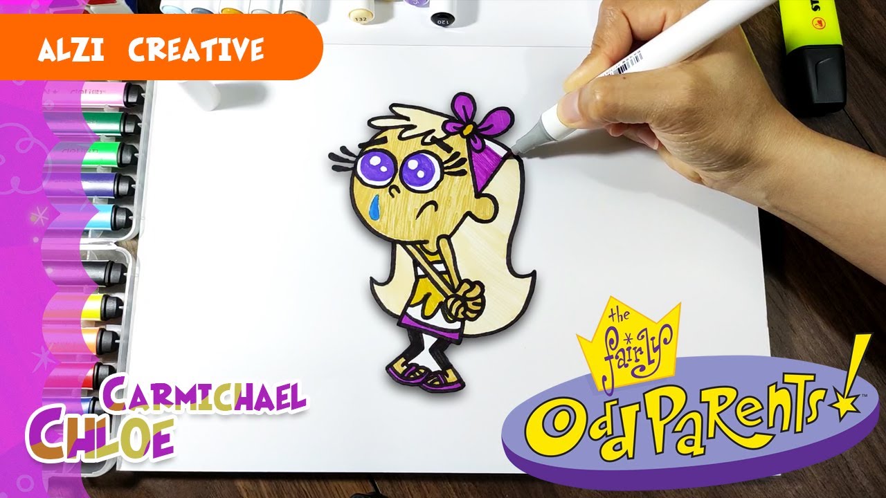 Menggambar dan Mewarnai | How to Draw & Coloring Chloe Carmichael | The ...