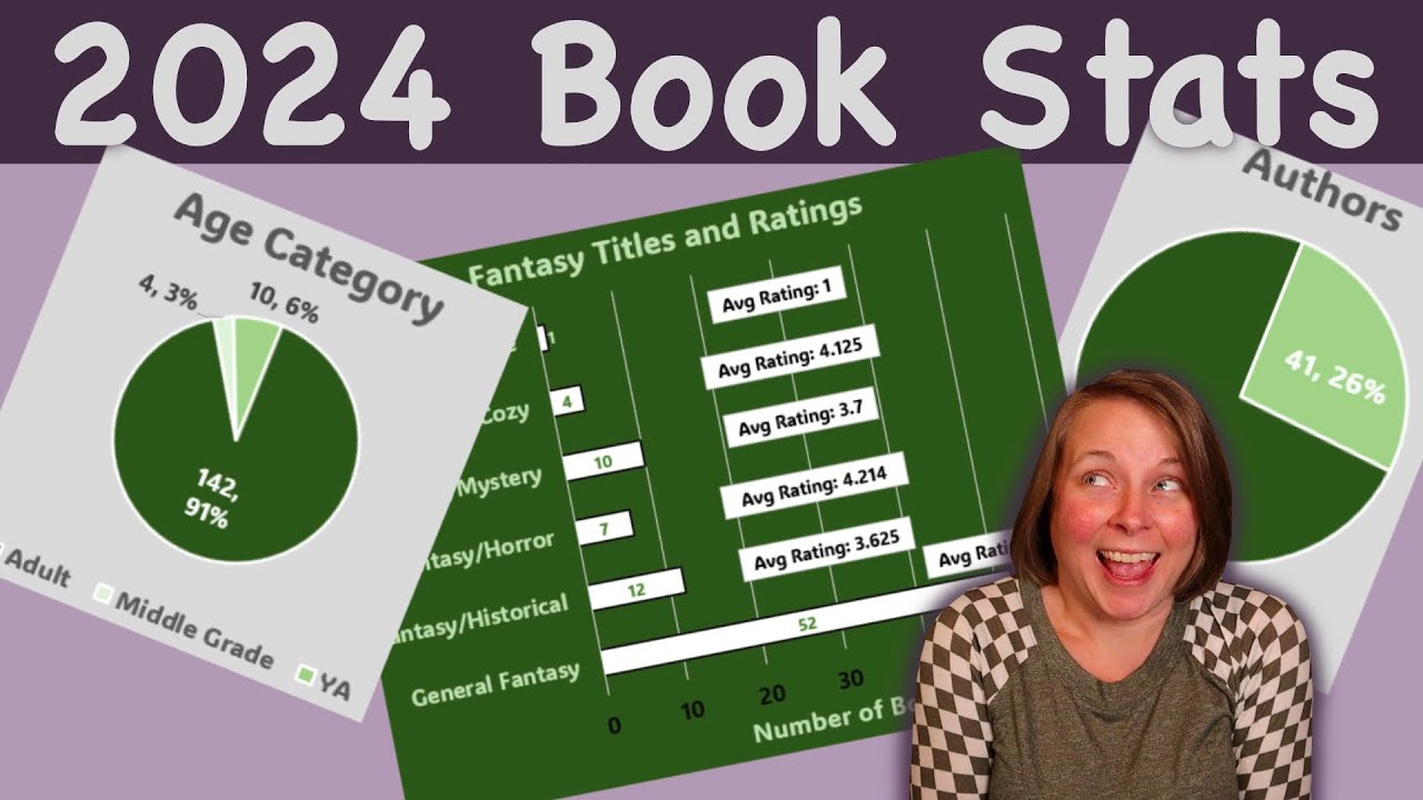 Book Stats for 2024 - YouTube