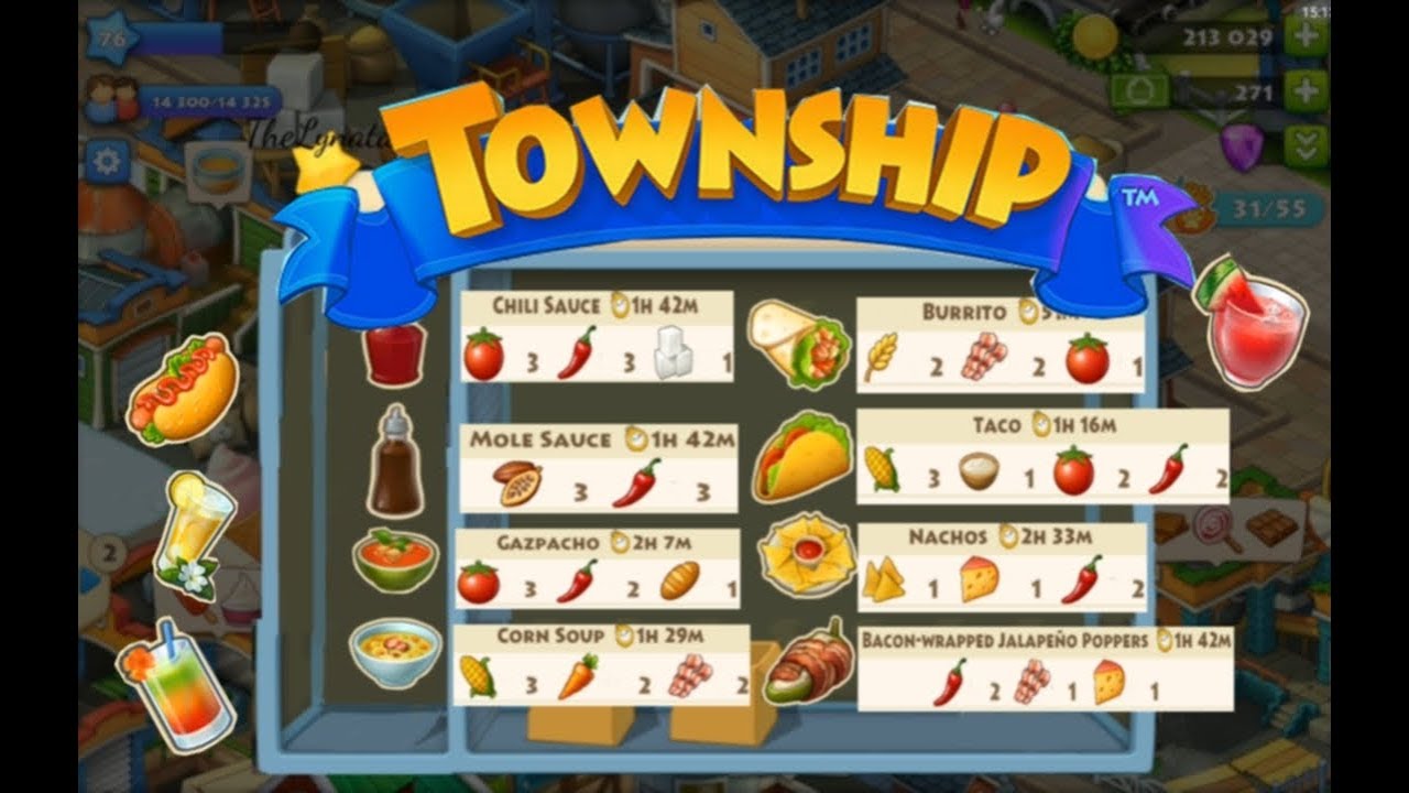 Township/All the Restaurants and Factories from Level 1 to 80/Part 2 ...