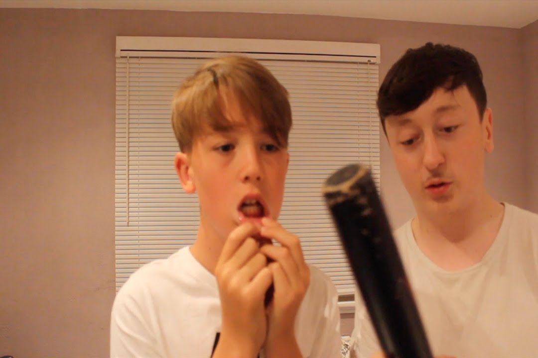 BASEBALL BAT TOOTH EXTRACTION *BLOOD ALERT!* - YouTube